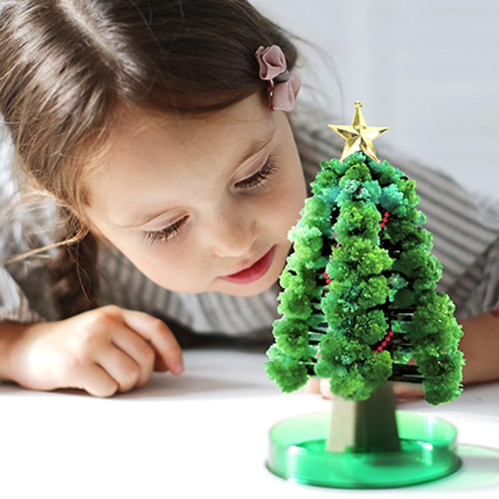 Green DIY Visual Magic Growing Paper Crystals Tree... – Grandado