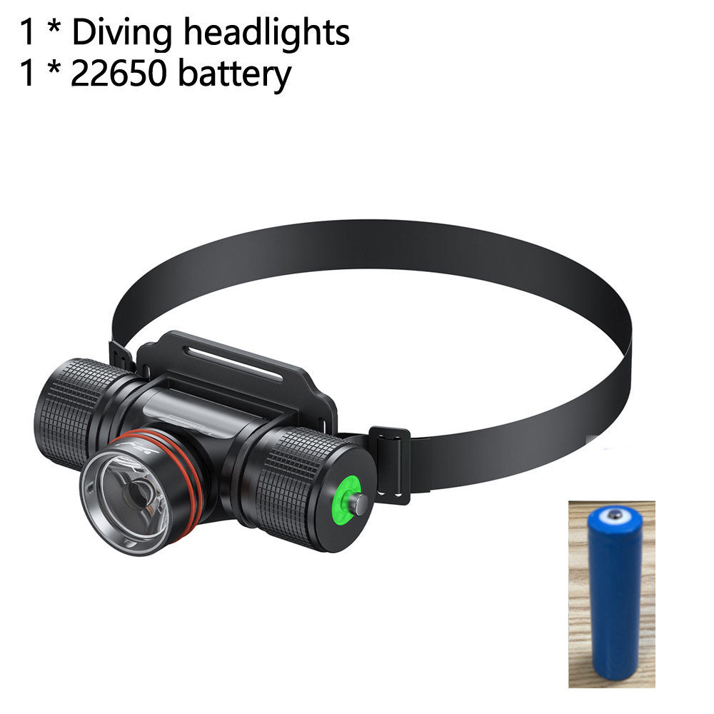 5000LM LED diving light IPX8 waterproof underwater... – Grandado