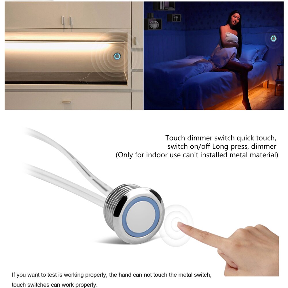 Led Dimmer 5V 12V 24V Verzonken Touch Sensor Switc... – Vicedeal