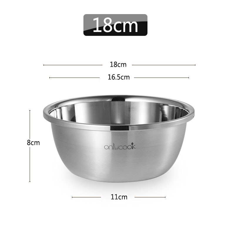 Thickened 304 stainless steel basin, deepened soup... – Vicedeal