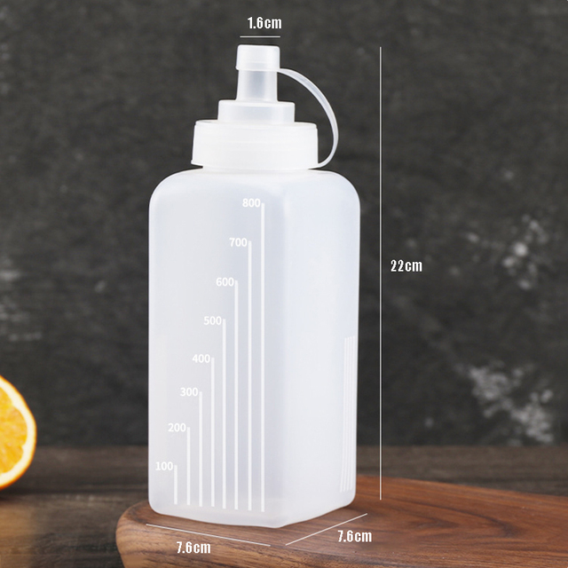 800ml Large Volume Condiment Squeeze Bottle Sauce ... – Grandado
