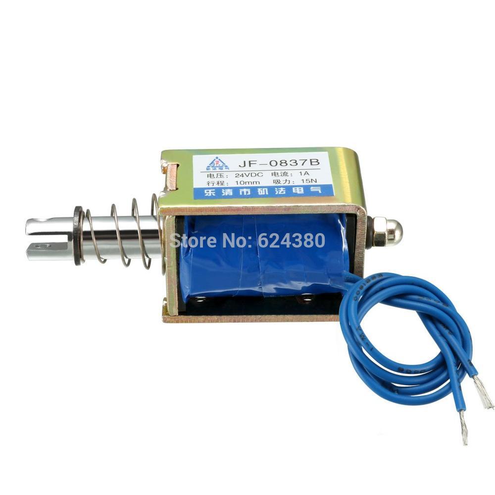JF-0837B DC24V DC12V DC6V 1A 24 W 15N 10mm Pull Pu... – Vicedeal
