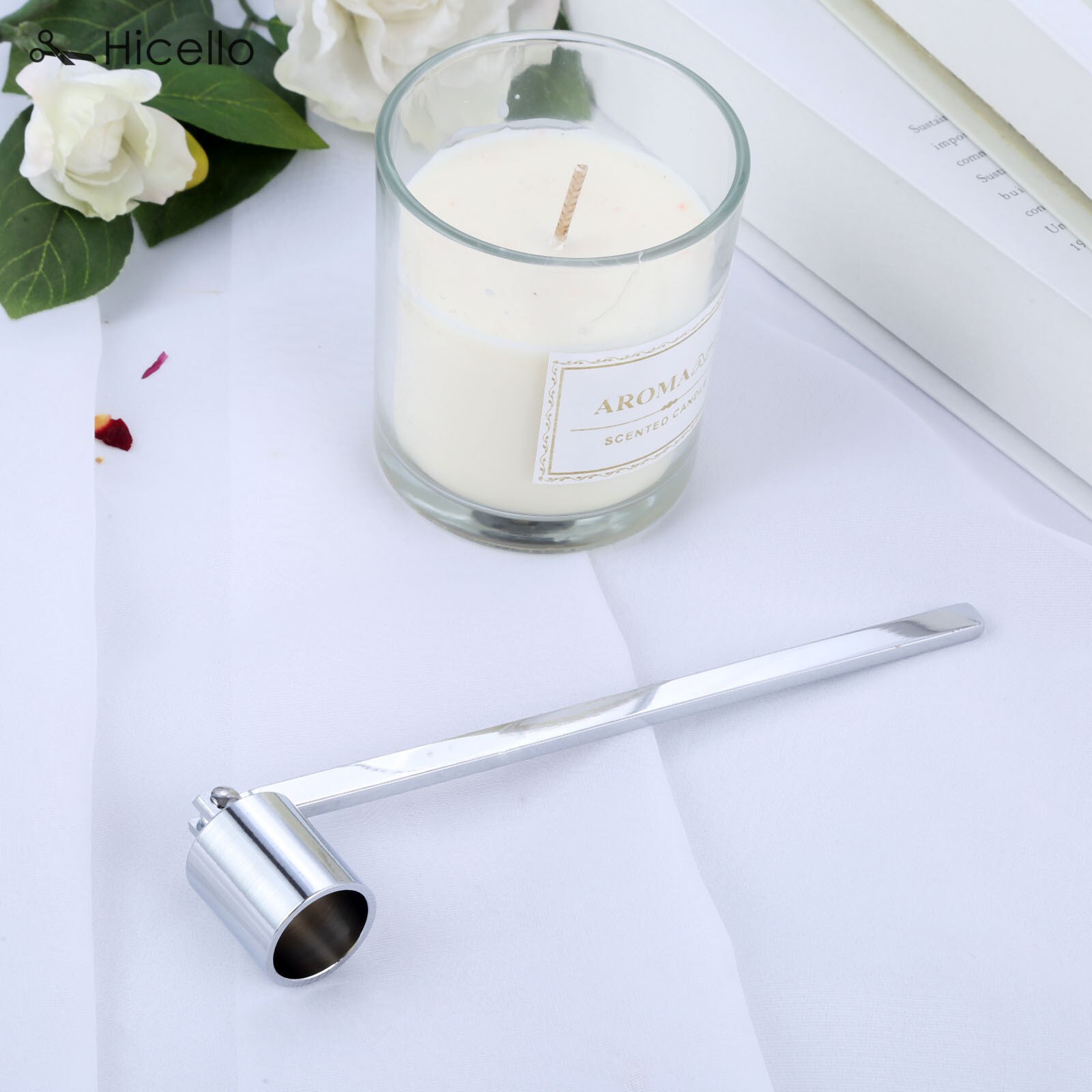 Stainless Steel Candle Snuffer Flame wick tool oil... – Vicedeal
