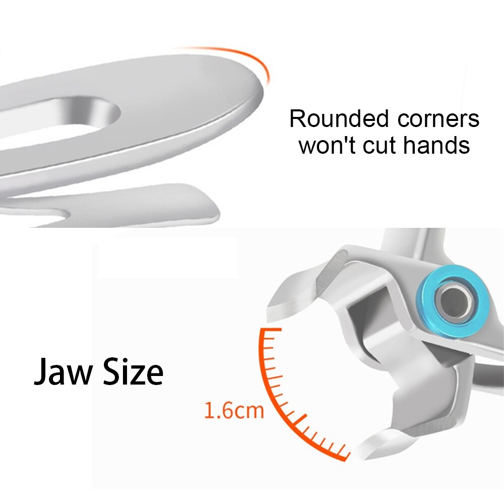 Nail Clippers Stainless Steel Nail Scissors Finger... – Vicedeal