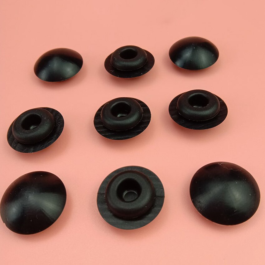 Wit/Zwart Snap-On Gat Pluggen Silicone Rubber Blan... – Vicedeal