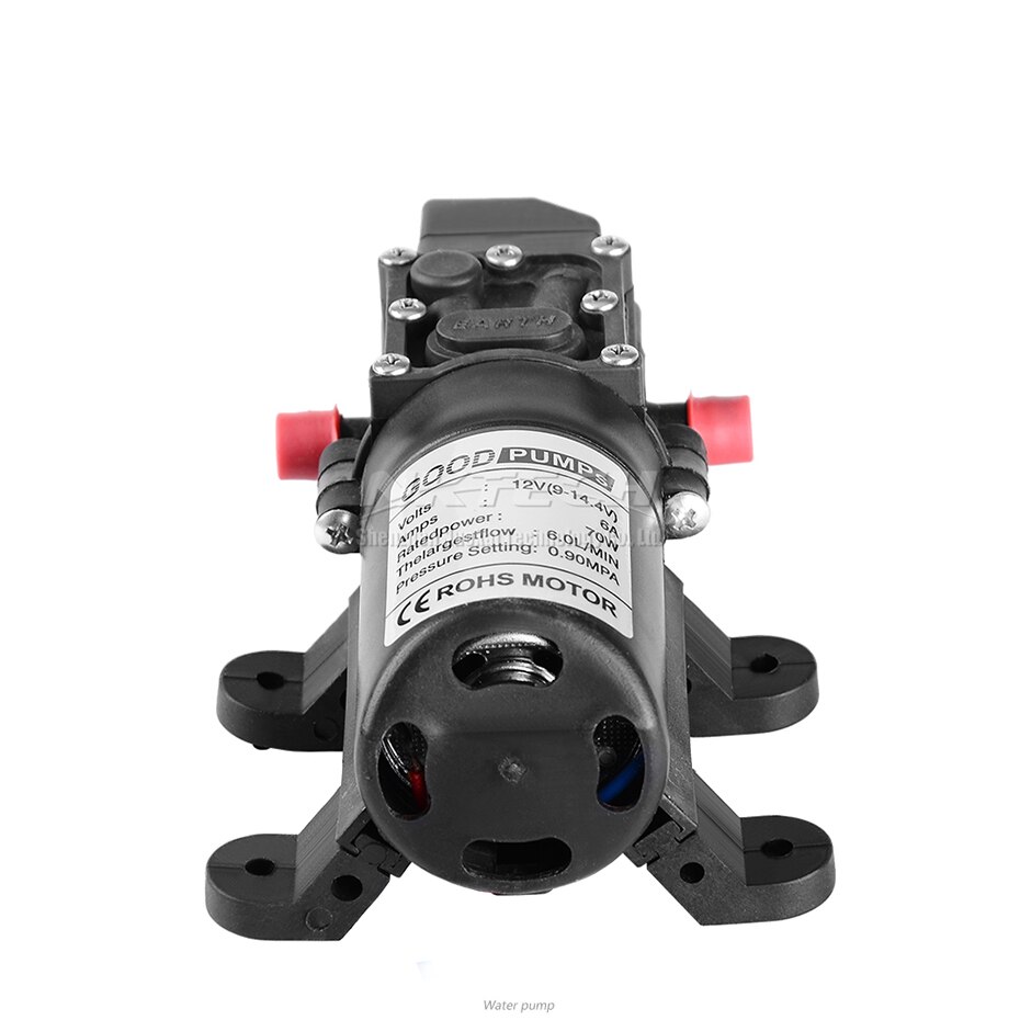 Pro Water Pump DC 12V 6A 130PSI 6L/Min High Pressu... – Vicedeal