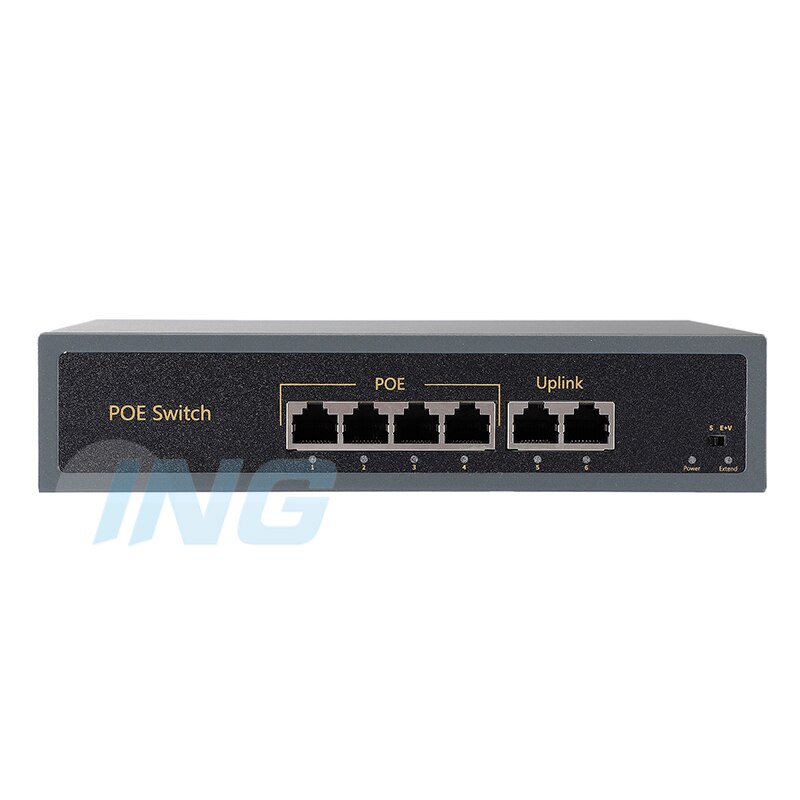 Brand 4+2 4-Port 10/100M POE Switch 60W 48V Power ... – Grandado