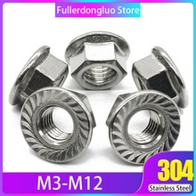 Flens Moer M3 M4 M5 M6 M8 M10 M12 Hex Noten Rvs Me... – Grandado