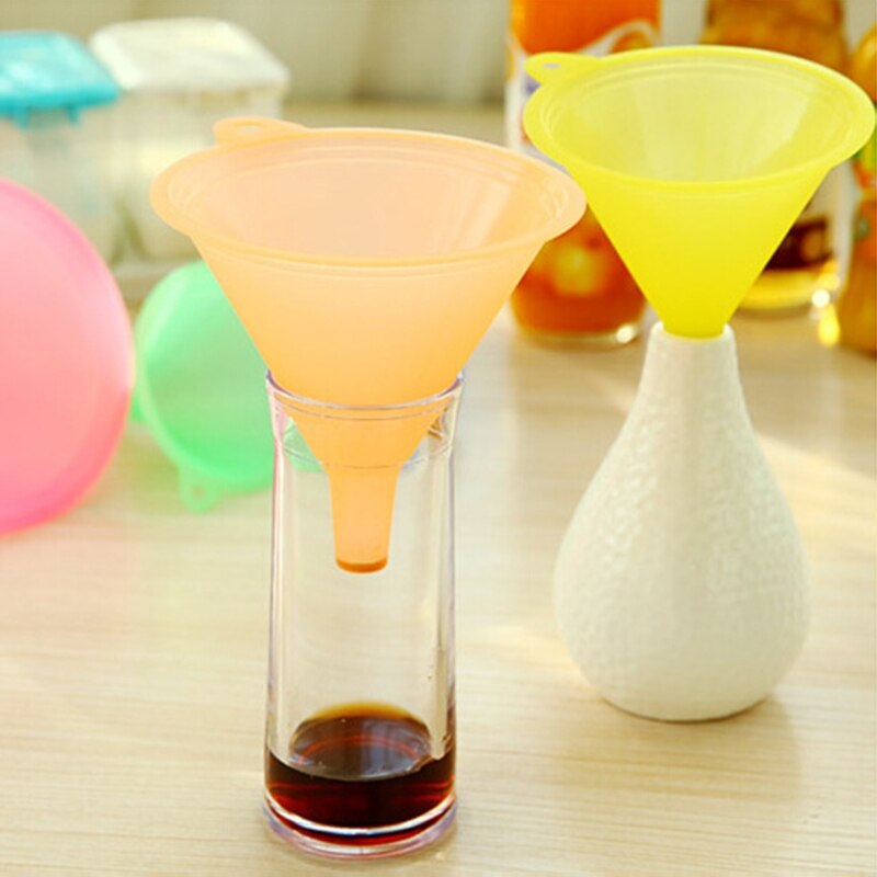 5Pcs Colorful Plastic Funnel Small Medium Large Si... – Grandado