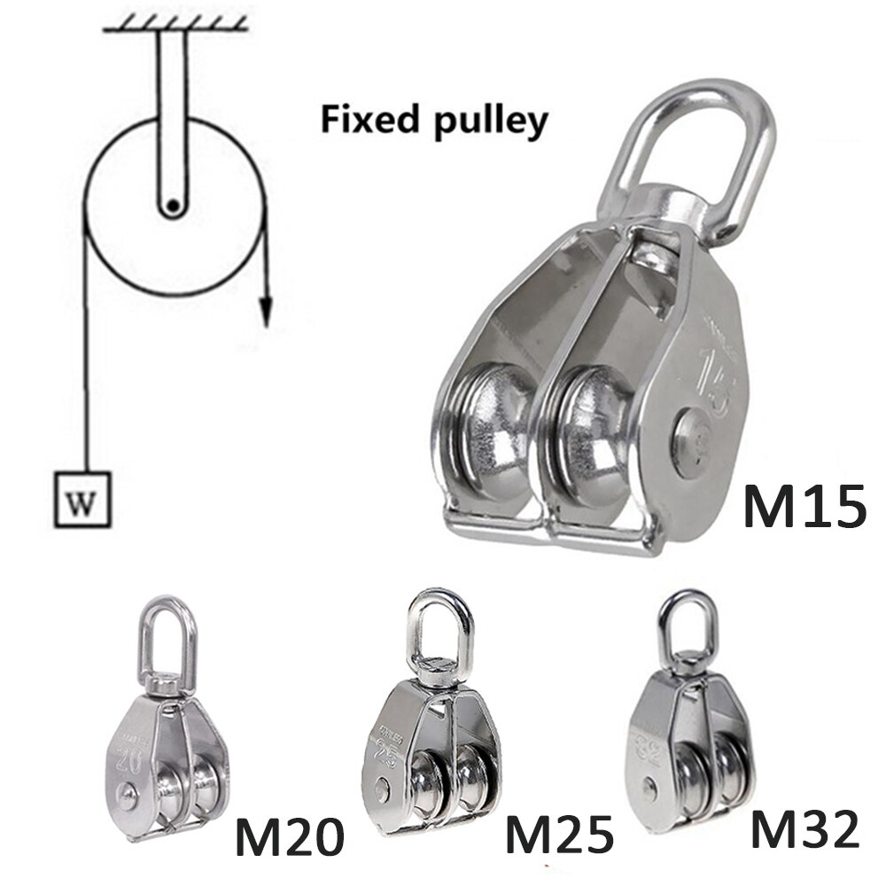 Stainless Steel Swivel Double Pulley Sheave Riggin... – Grandado