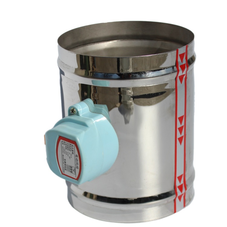 125mm stainless steel air damper valve HVAC electr... – Grandado