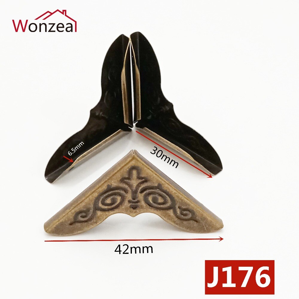 50pcs Book Corner Bronze Scrapbooking Albums Menus... – Grandado