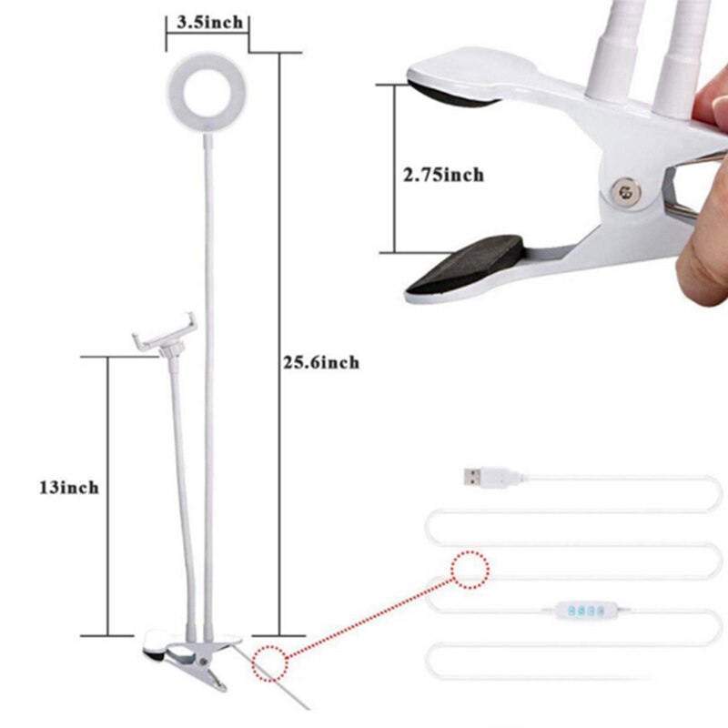 Selfie Flash Ring Phone Holder and Mobile Holder 2... – Grandado