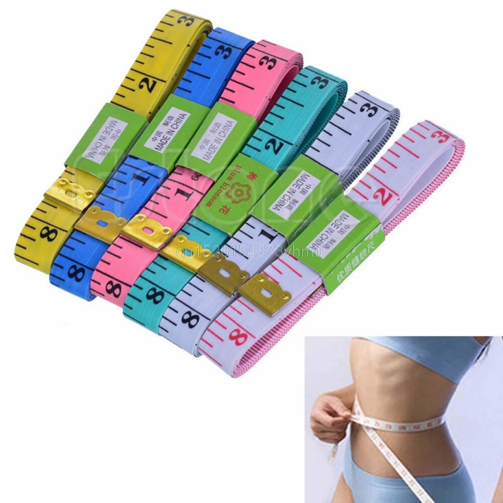 AIMOMETER 1.5M 60inch Soft Flat Tape Ruler Mini Co... – Vicedeal