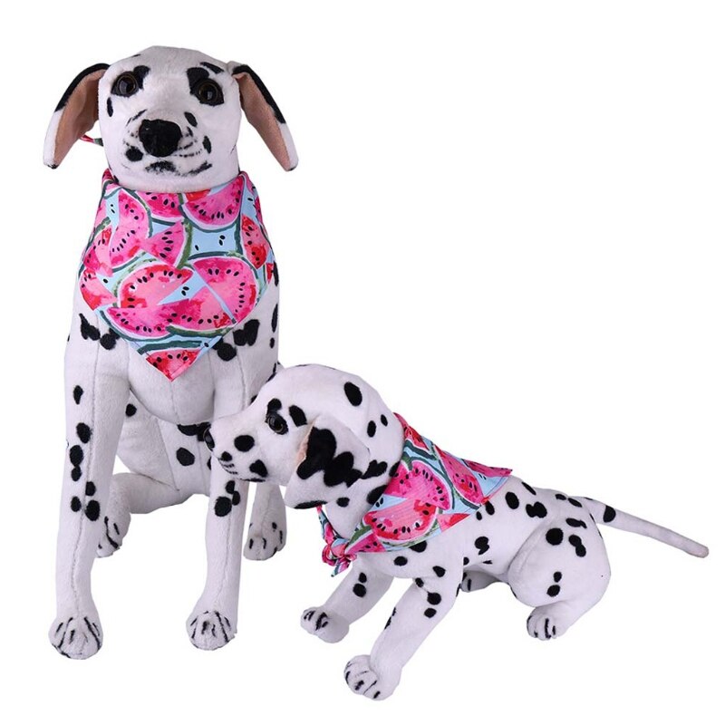 6 Pcs Summer Fruit Print Washable Dog Triangle Bib... – Vicedeal