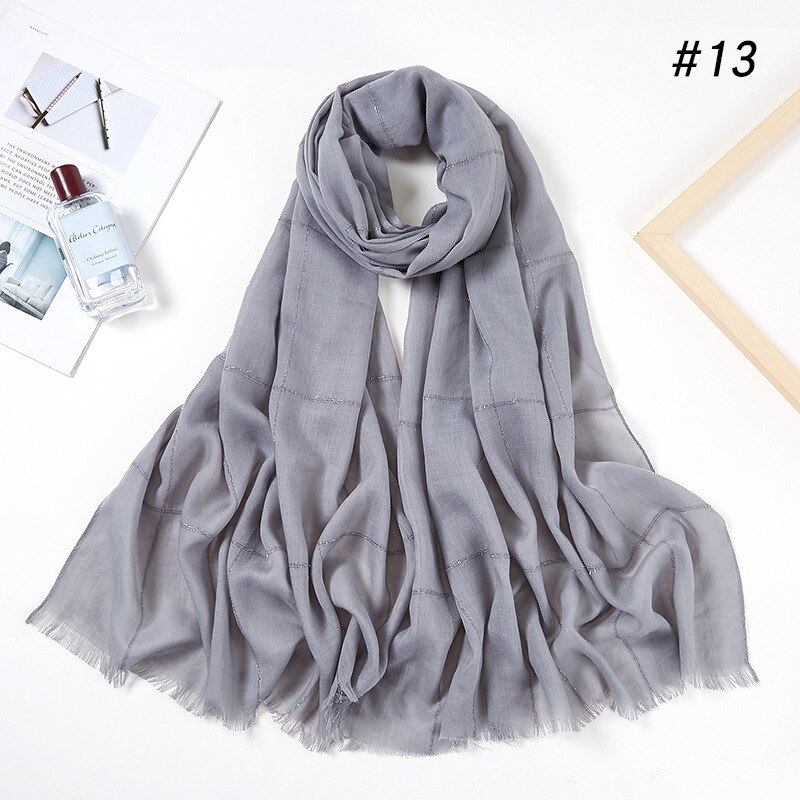 Classic Plaids Tartan Cotton Muslim Hijab Scarf fo... – Vicedeal