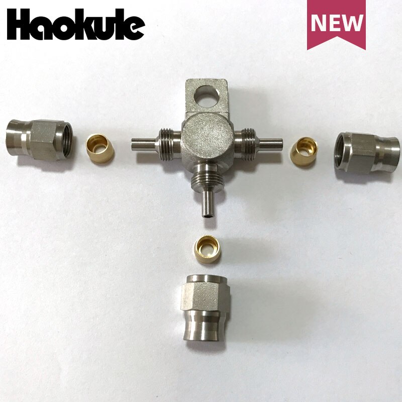 Haokule Stainless Steel 3Way 3AN/AN3 Tee Block Wit... – Grandado