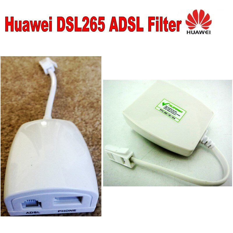 Telepermit ADSL filter HUAWEI DSL265 working – Grandado