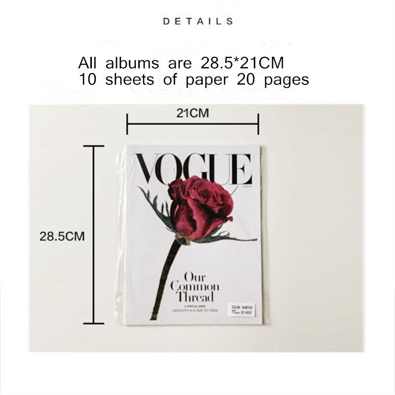 INS style photographyprops ashion album Magazine 2... – Grandado