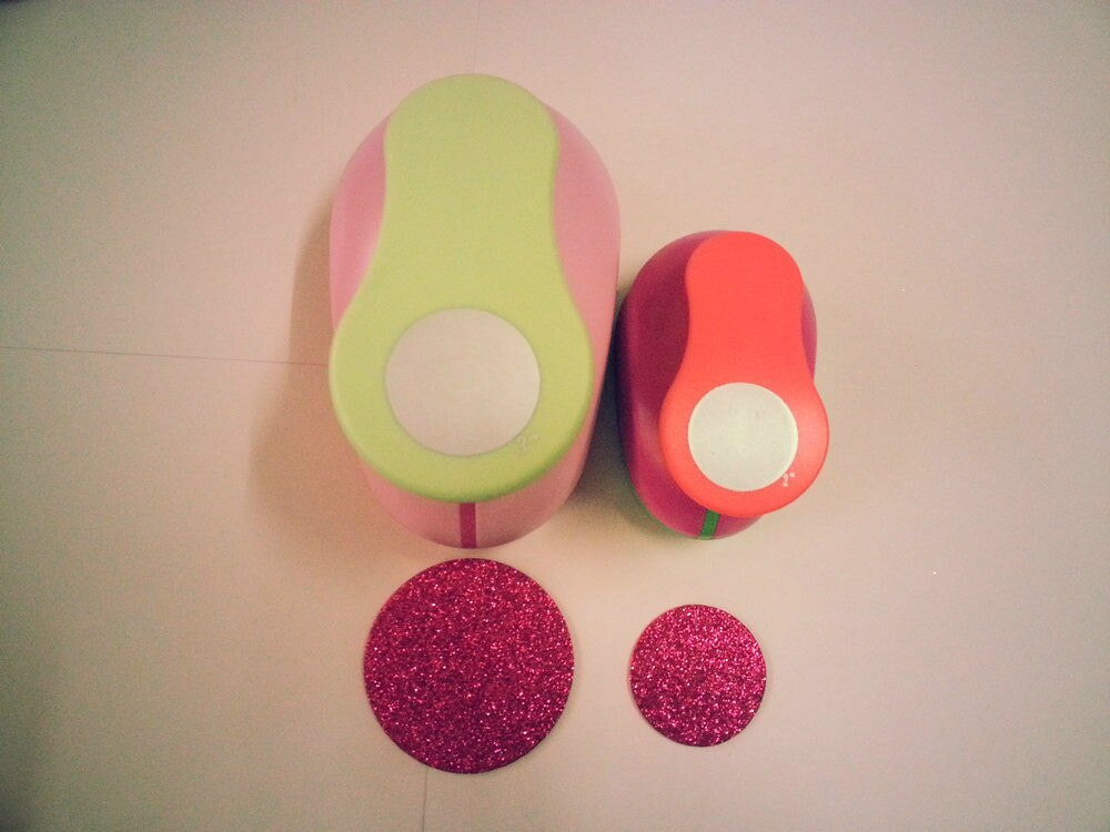 2pcs (3 inch+2 inch) circle crafting punch eva foa... – Grandado