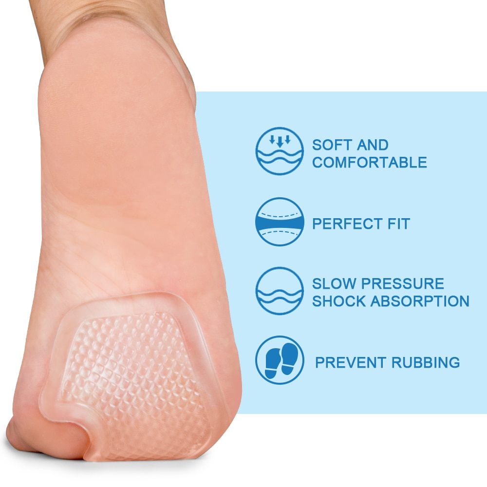 2pcs Transparent Gel Forefoot Pad High Heel Elasti... – Vicedeal