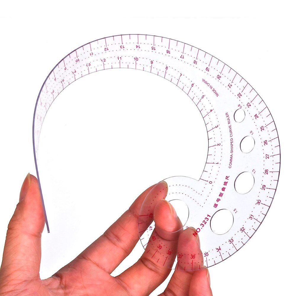 1pcs 11.8" Long Comma Shaped Plastic Transparent F... – Vicedeal