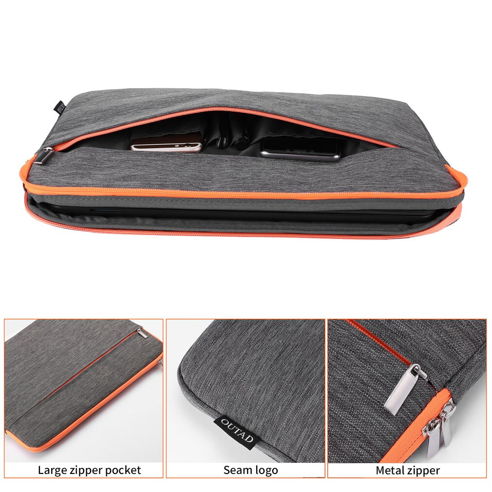 15 Inch Waterproof Laptop Case Bag Organizer with ... – Grandado