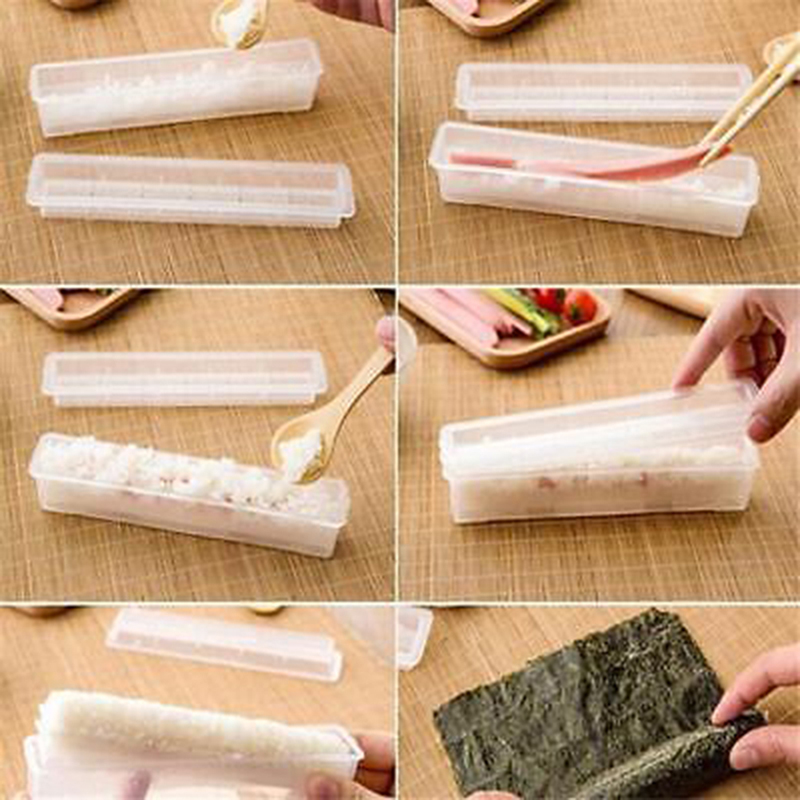 3PCs/ Set Japanese Roll Sushi Maker Rice Mold Kitchen Tools Sushi Maker ...