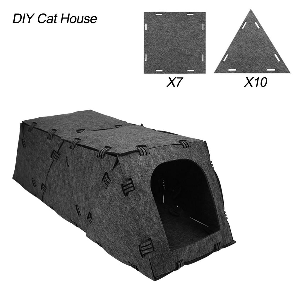 DIY Cat House Cat Tunnel Cat Daily Necessities Pet... – Grandado