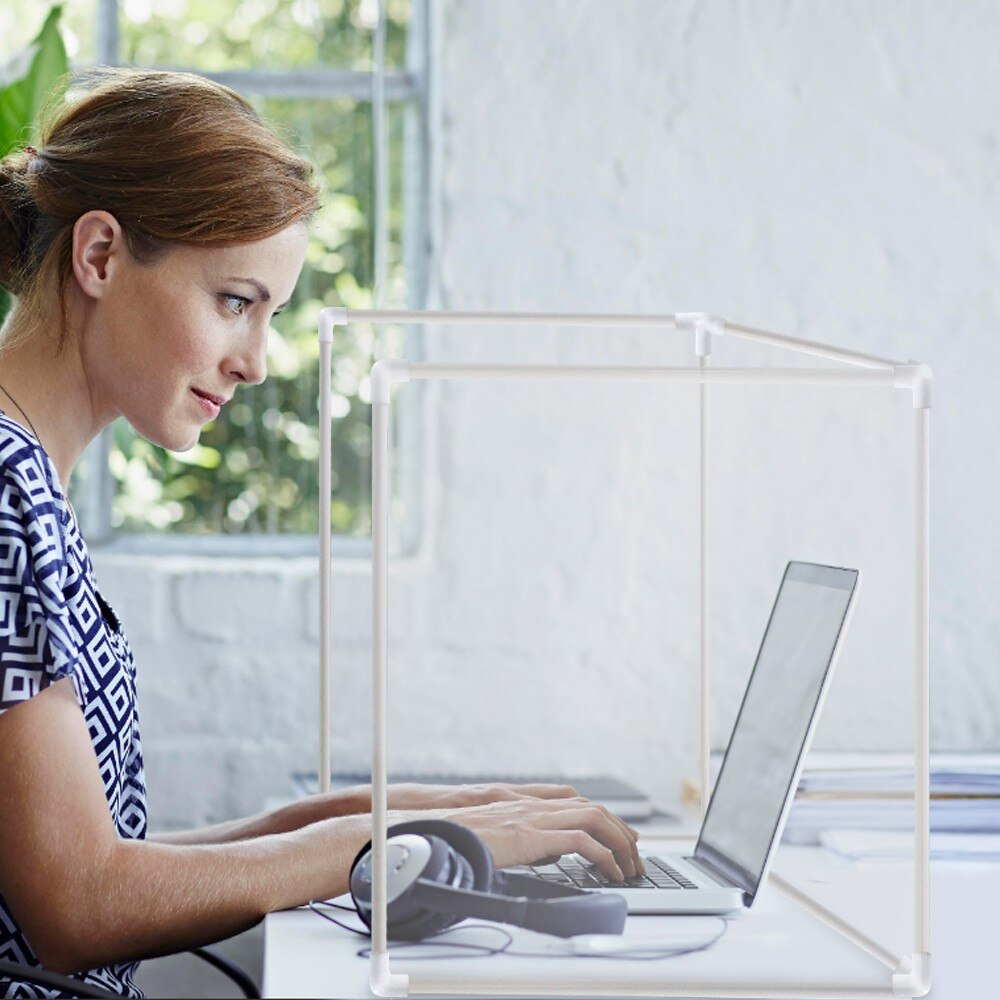 Sneeze Guard Shield Desk Partition Baffle Screen A... – Grandado