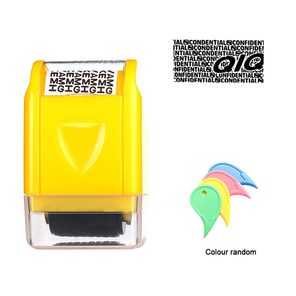 Manual Roller Stamp ID Protection Confidential Gua... – Vicedeal