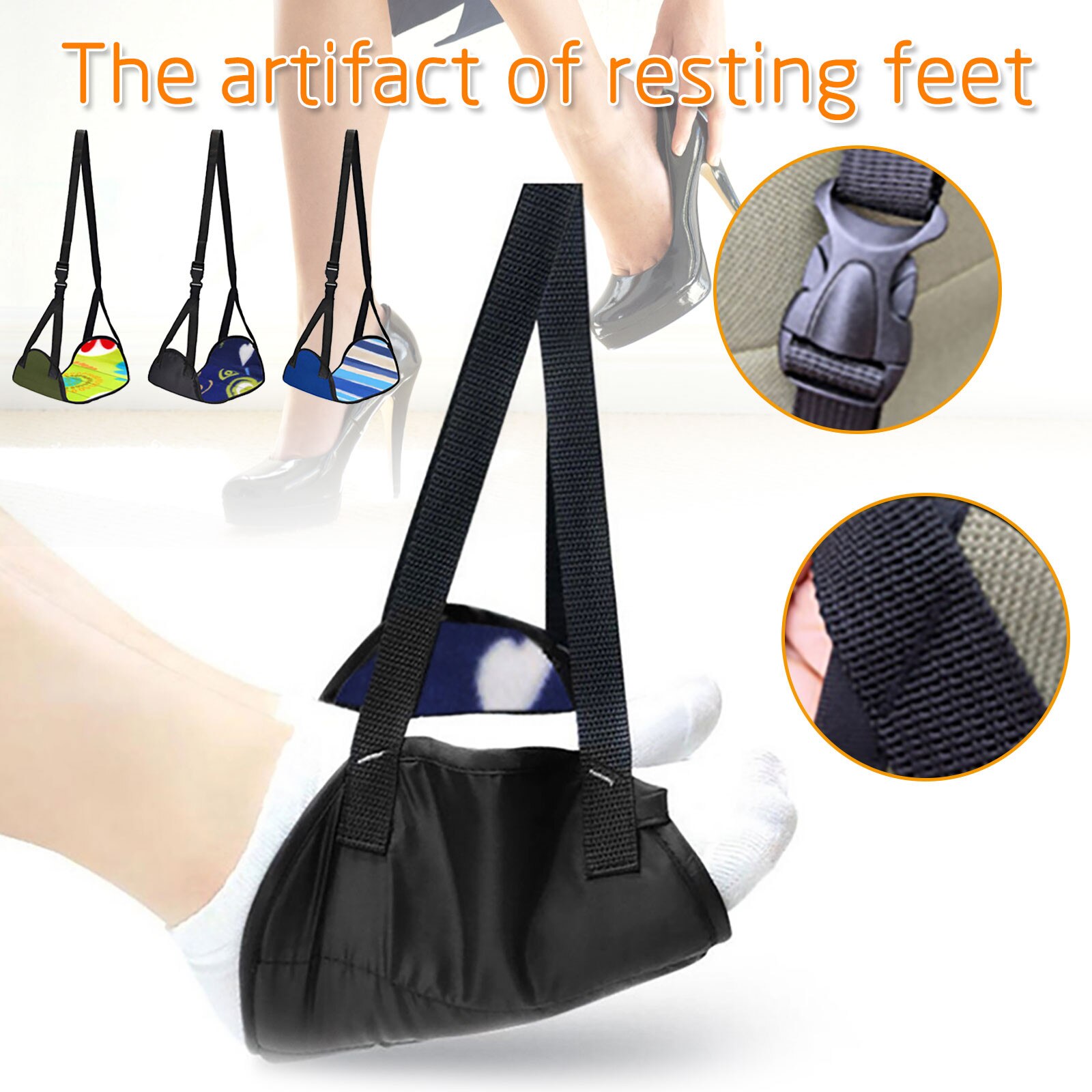 Adjustable Foot Rest Portable Travel Foot Rest Foo... – Grandado