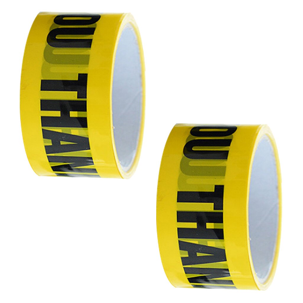 1/2/4 Roll 25mm*48mm Opp Warning Tape Please Wait ... – Grandado