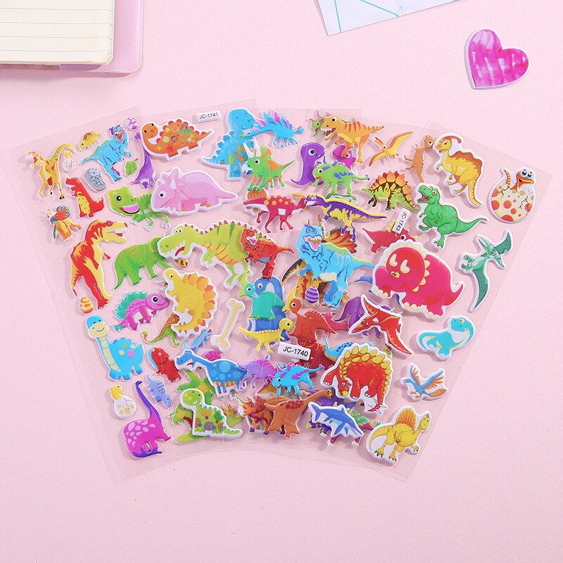 10pcs 3D Cartoon Stickers Waterproof Colorful Bubb... – Grandado