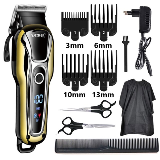 Original KEMEI 2 speed hair trimmer for men hairdr... – Grandado