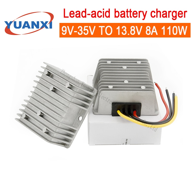 110W Lead-acid battery charger 9V-35V TO 13.8V 8A ... – Grandado