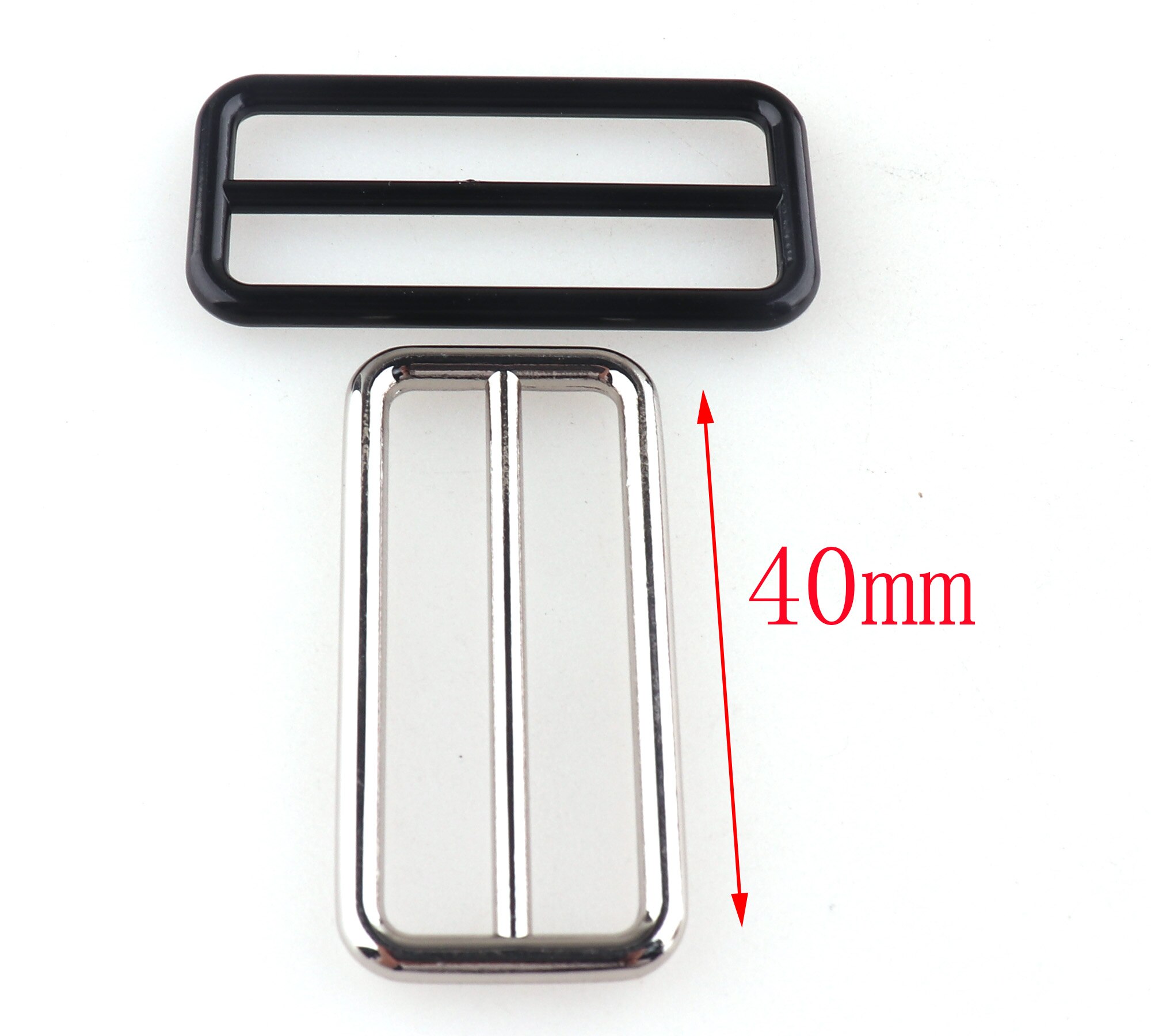 Richter Gesp 40Mm Zilver/Zwart Slide Sluiting Riem... – Grandado