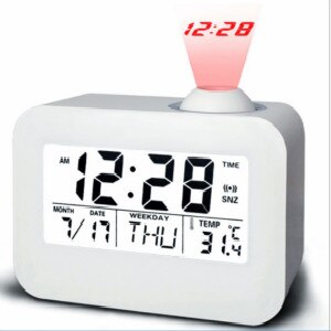 LCD Projection clock Electronic Desk Table Bedside... – Vicedeal