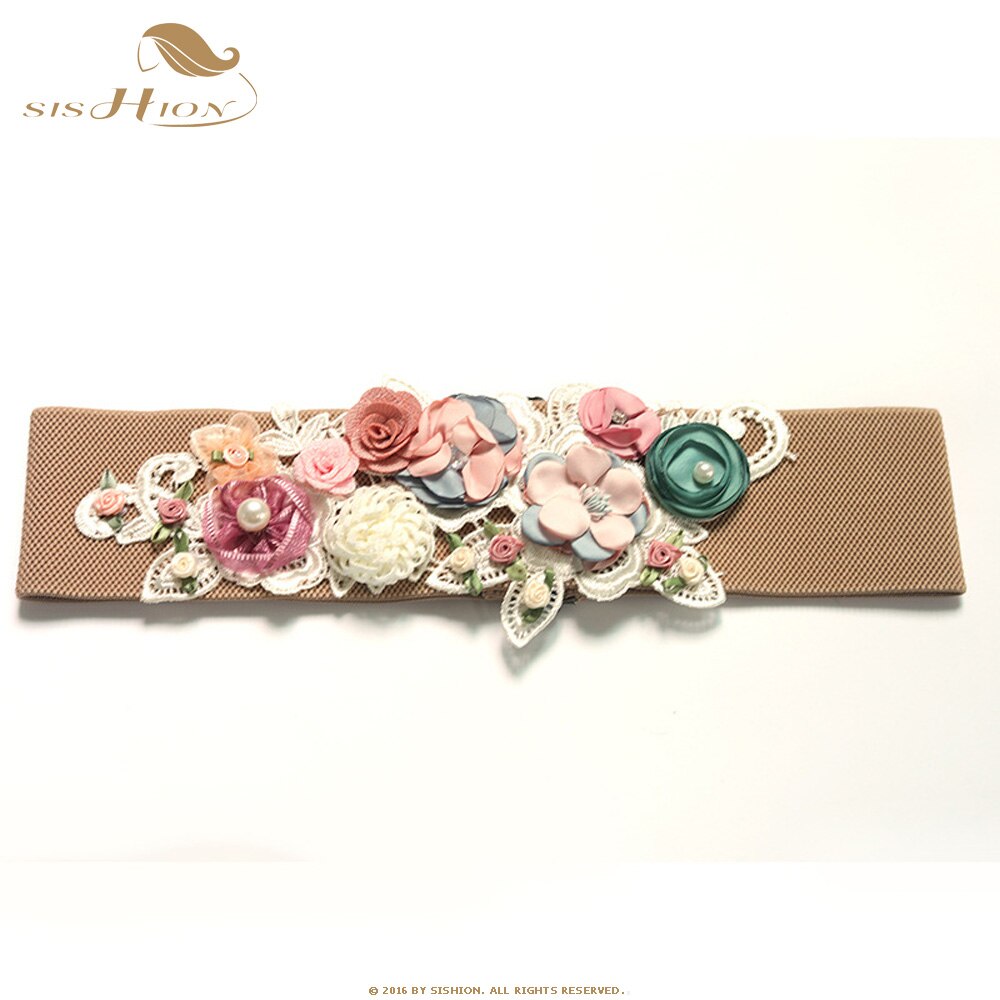 SISHION Black Bohemian Embroidered Women Belt VD12... – Grandado