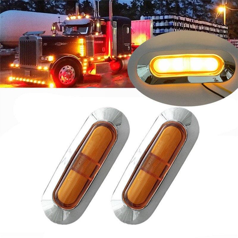 2PCS LED Side Marker Lights Trailer Lights Truck L... – Grandado