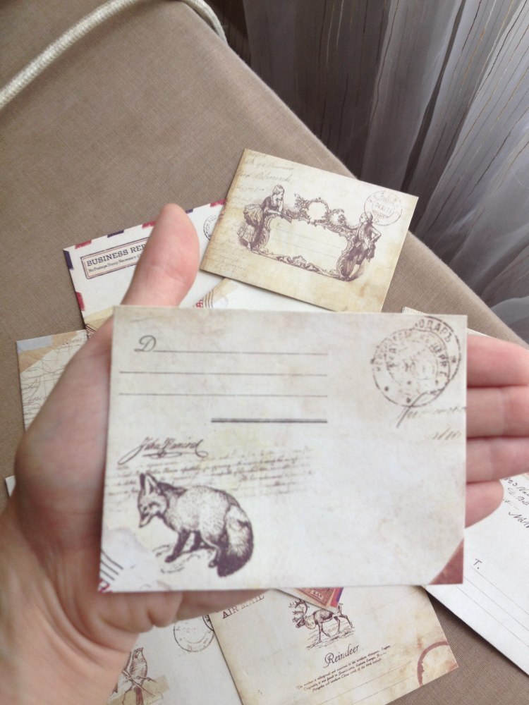 Paper Envelope Ancient Cute Mini Envelopes Ancient... – Grandado