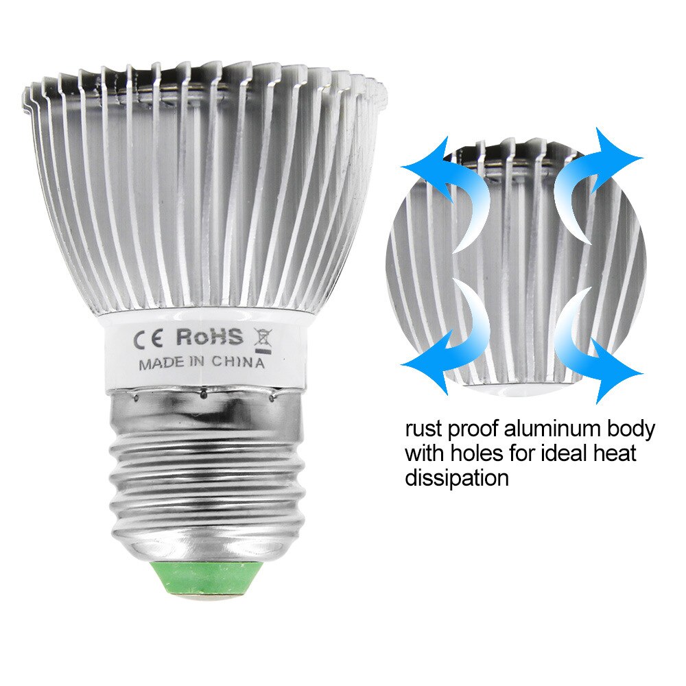 220V LED Growing Light Bulb Aluminum Shell E27 E14... – Vicedeal