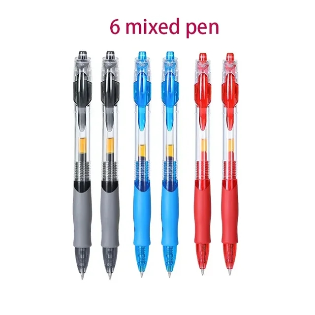 13/30pcs Retractable Gel Pens Set Black/Red/Blue I... – Grandado