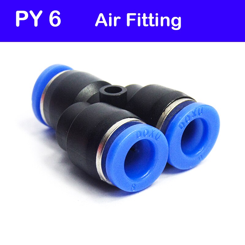 PY6 10Stck PY6 Luft Rohrleitungen Y Adapter 6mm bi... – Grandado