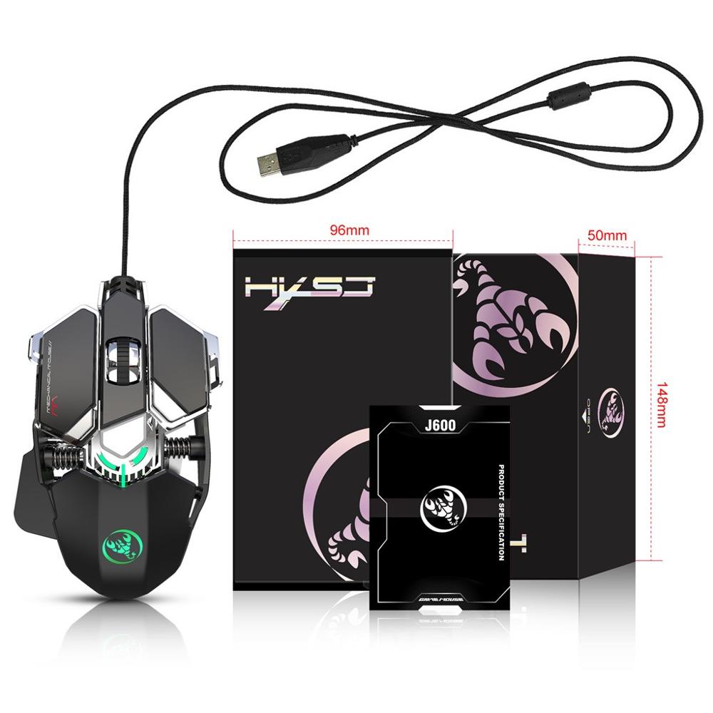 HXSJ V200+J600 Keyboard Mouse Set 35 Keys Mini USB... – Grandado