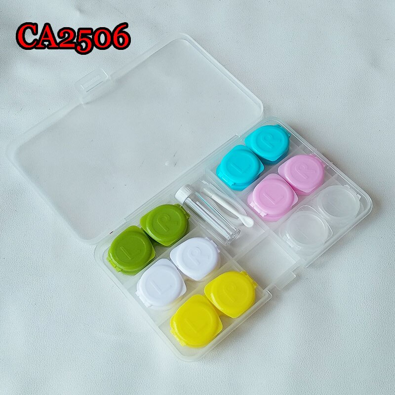 6Pcs Contact Lens Case Set Eenvoudige Transparant ... – Vicedeal