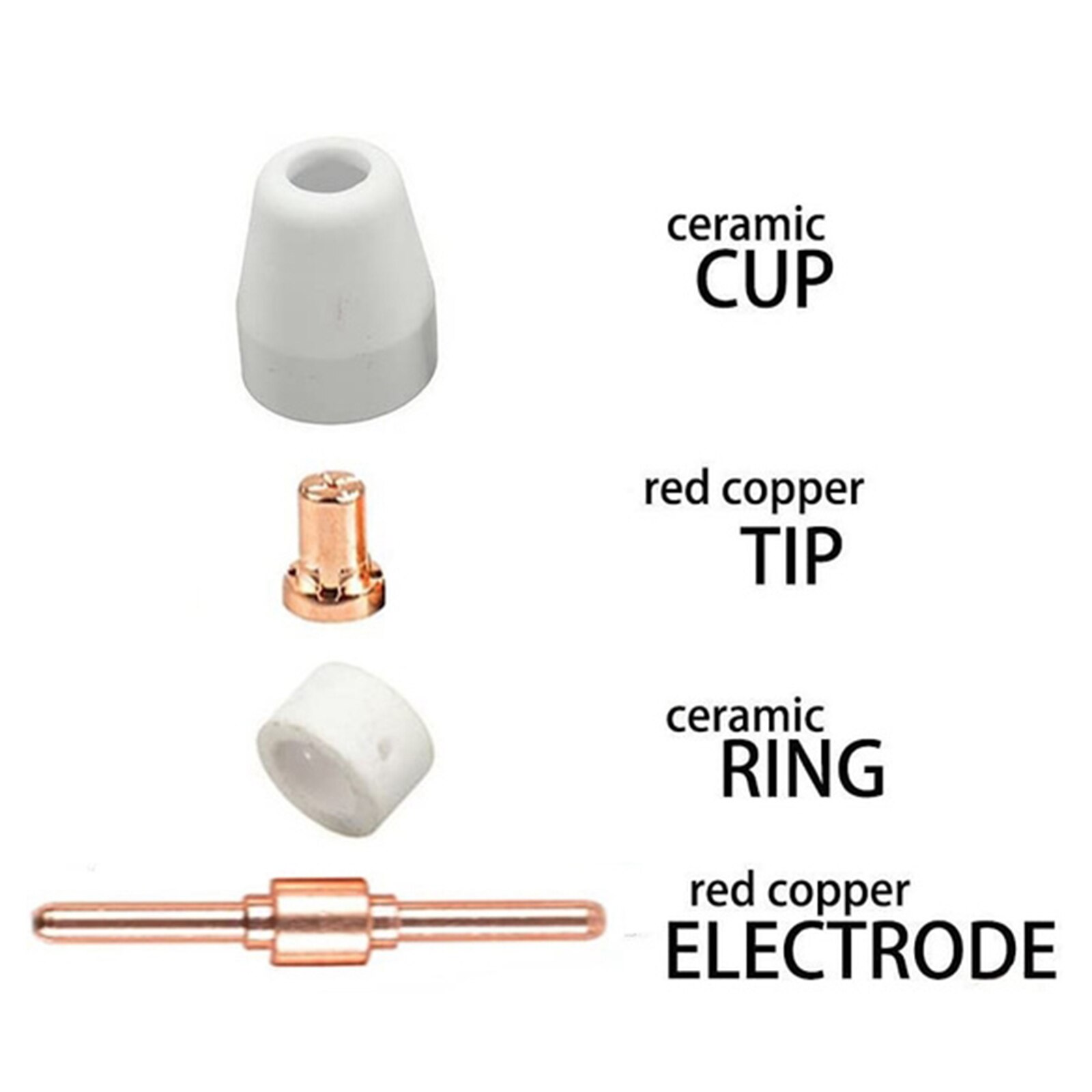 140Pcs PT-31 LG40 Plasma Cutter Fakkel Tip Nozzles... – Vicedeal