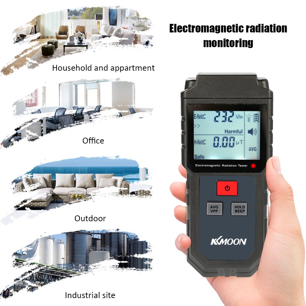 KKmoon Radiation Detector Digital LCD Electric Mag... – Grandado