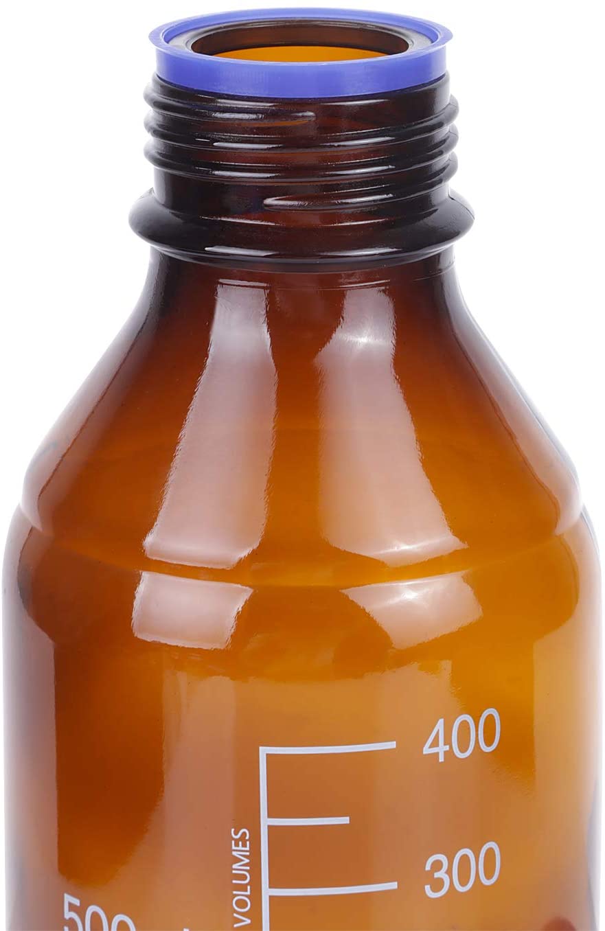 4Pack Amber Brown Glass Graduated Acid Reagent Bot... – Vicedeal