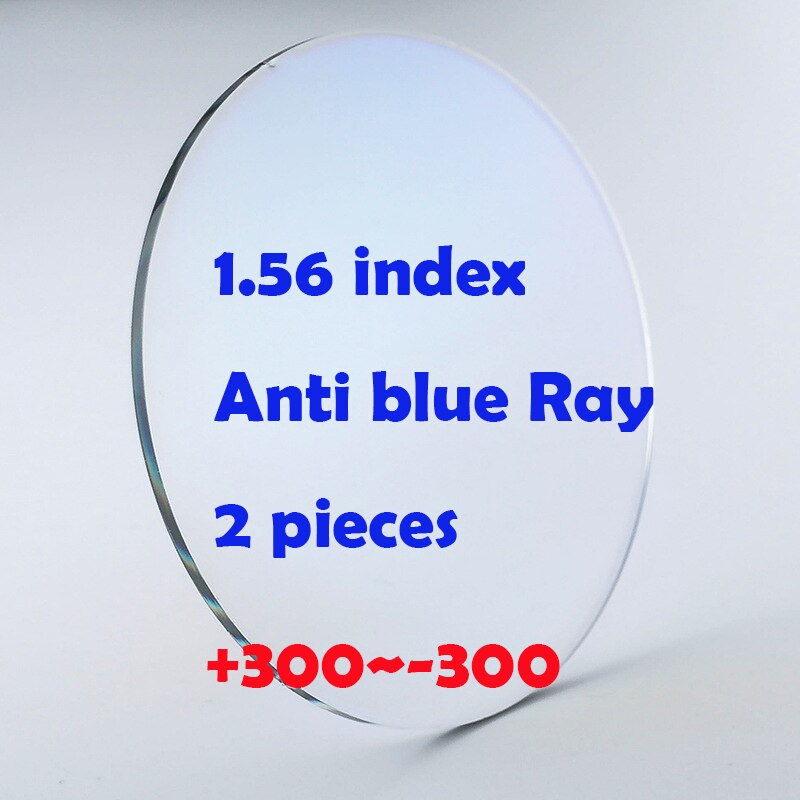 2 Piece 1.56 Index Lens Anti Blue Ray 1.61 1.67 1.... – Vicedeal